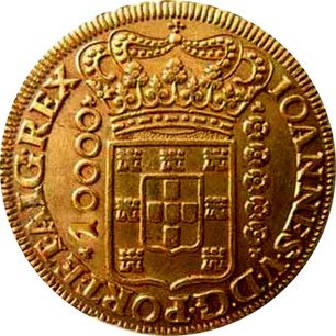 Oro Portugués 10000 Reis "Joao V" 1724-1727 | coinscatalog.NET
