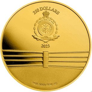 Niuean 1 Oz Gold 250 Dollars "Muhammad Ali" 2023 | coinscatalog.NET