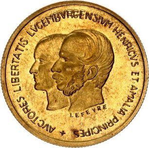 Luxembourgish 40 Francs "Essai" 1967 X# E12 | coinscatalog.NET