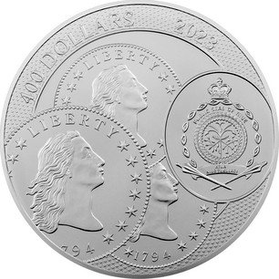 Niuean 5 Kilo Silver 400 Dollars "Charles III Thaler" 2023 | coinscatalog.NET