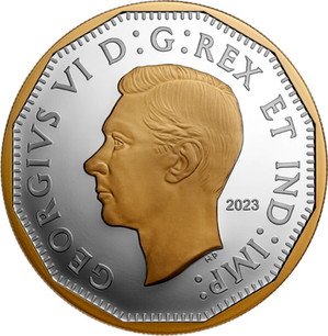 Canadian Silver 5 Cents "1947 Maple Leaf Mark" 2023 | coinscatalog.NET