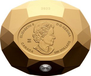 Canadian Gold 500 Dollars "Diamond Shaped - Forevermark Black Label ...