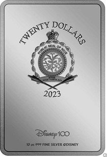 Niuean 10 Oz Silver Twenty Dollars "Disney 100 Years of Wonder - Mickey ...