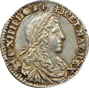 French Silver 1/12 ECU (10 Sols) "Louis XIV" 1660-1662 KM# 210 ...