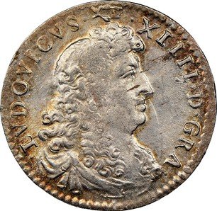 French Silver 4 Sols "Louis XIV" 1674-1679 KM# 232.1 | coinscatalog.NET