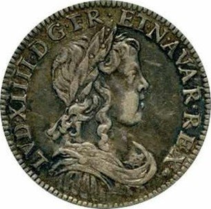 French Billon 6 Blancs "Louis XIV" 1657 KM# 196 | coinscatalog.NET
