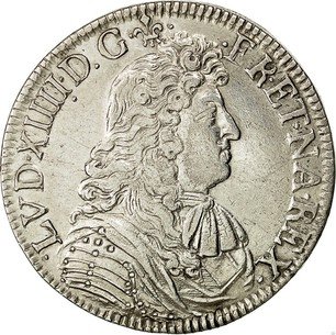 French Silver ECU "Louis XIV" 1679-1684 KM# 226.7 | coinscatalog.NET
