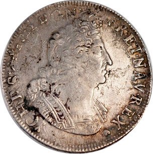 French Silver ECU "Louis XIV" 1693-1700 KM# 298.24 | coinscatalog.NET