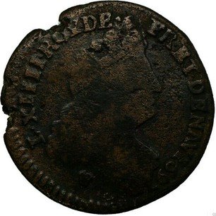 French Copper Liard "Louis XIV" 1693-1697 KM# 284.10 | coinscatalog.NET