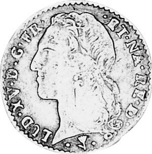 French Silver 12 Sols (1/10 ECU) "Louis XV" 1741-1767 KM# 520 ...
