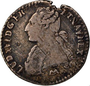 French Silver 12 Sols (1/10 ECU) "Louis XVI" 1775-1789 KM# 568.9 ...