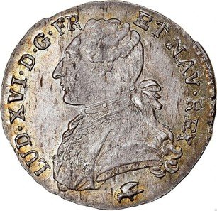 French Silver 12 Sols (1/10 ECU) "Louis XVI" 1780-1788 KM# 568.3 ...