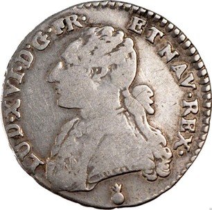 French Silver 12 Sols (1/10 ECU) "Louis XVI" 1779-1784 KM# 568.2 ...