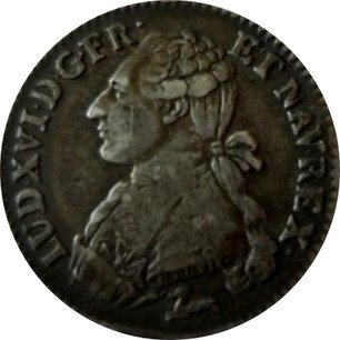 French Silver 12 Sols (1/10 ECU) "Louis XVI" 1784-1787 KM# 568.11 ...