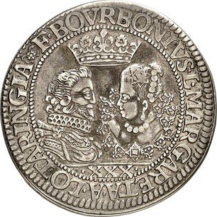 French Silver ECU "Francis de Bourbon" 1614 KM# 50 | coinscatalog.NET