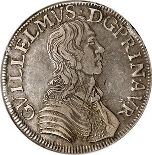 French Silver ECU "William IX" 1649-1650 KM# 98 | coinscatalog.NET