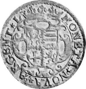 French Silver Escalin "Louise Marguerite of Lorraine" 1614-1629 KM# 39 ...