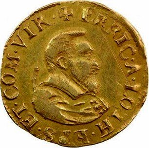 French 1/10 Oz Gold Florin D’or "Eric. Verdun Coinage" 1608-1611 KM# 11 ...