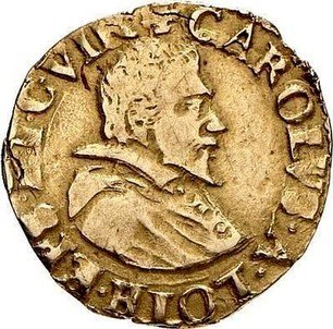 French 1/10 Oz Gold Florin D’or "Charles. Verdun Coinage" 1612 KM# 30 ...