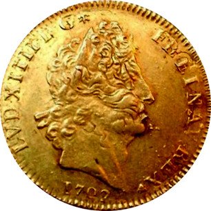 French 1/5 Oz Gold Louis D'or "Louis XIV" 1700-1704 KM# 334.1 ...