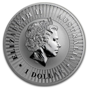Australian 1 Oz Silver 1 Dollar "Australian Kangaroo (Gilded)" 2016 ...