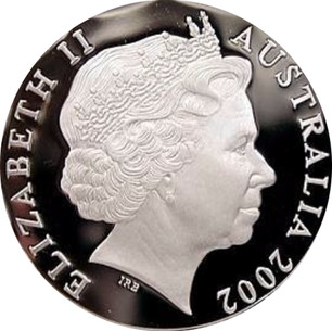 Australian Silver 5 Dollars "HMS Sirius" 2002 KM# 655 | coinscatalog.NET