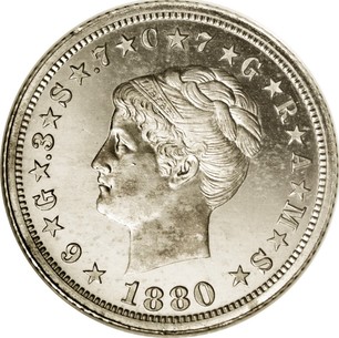 USA One Stella "400 Cents" 1880 KM# Pn1747 | coinscatalog.NET