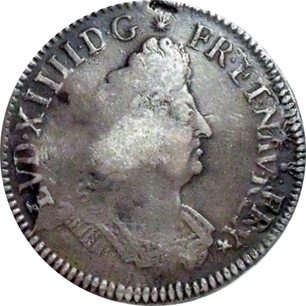 French Silver ECU "Louis XIV" 1701-1703 KM# 329.25 | coinscatalog.NET