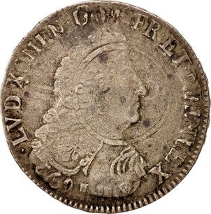 French Silver ECU "Louis XIV" 1701-1703 KM# 329.20 | coinscatalog.NET