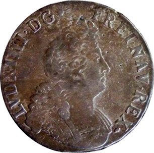 French Silver ECU "Louis XIV" 1704-1709 KM# 360.9 | coinscatalog.NET