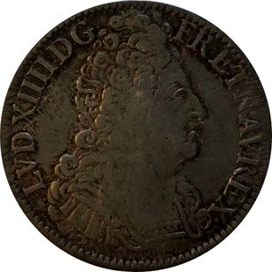 French Silver ECU "Louis XIV" 1709-1714 KM# 386.8 | coinscatalog.NET