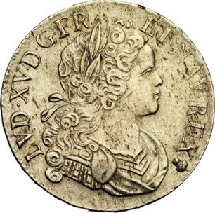 French Silver ECU "Louis XV" 1718-1719 KM# 435.19 | coinscatalog.NET