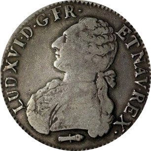 French Silver ECU "Louis XVI" 1775-1791 KM# 564.13 | coinscatalog.NET