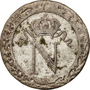 French Billon 10 Centimes "Napoleon I" 1808-1810 KM# 676.8 ...