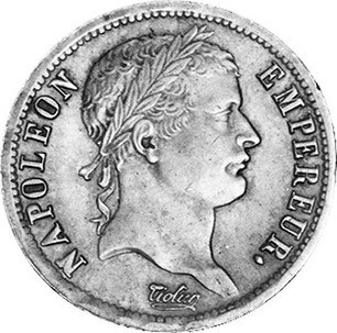 French Silver 2 Francs "Napoleon I" 1812-1813 KM# 693.16 | coinscatalog.NET