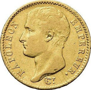 French Gold 20 Francs "Napoleon I" 1807 KM# A687.3 | coinscatalog.NET