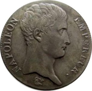 French Silver 5 Francs "Napoleon I" 1806 KM# 673.1 | coinscatalog.NET