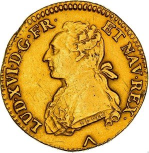 French Gold Louis D'or "Louis XVI" 1775 KM# 567.15 | coinscatalog.NET