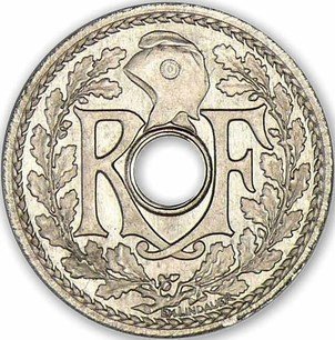 French Nickel 5 Centimes "Phrygian Cap" 1914 KM# 865 | coinscatalog.NET