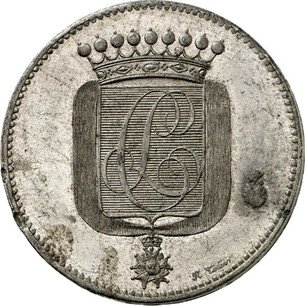 French Silver 5 Francs "Count of Corvetto Visit to Paris Mint" 1817 KM ...