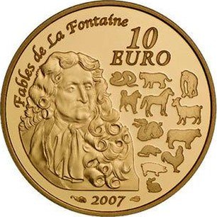 French 1/4 Oz Gold 10 Euro "Year of the Pig" 2007 KM# 1418 ...