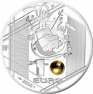 French Silver 10 Euro "UEFA Euro 2016 France - Volley kick" 2016 KM ...