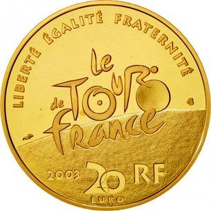 French 1/2 Oz Gold 20 Euro "100th Anniversary of the Tour de France ...