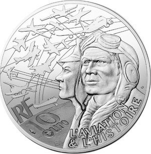 French Silver 10 Euro "50th Anniversary of the First Flight of Concorde ...