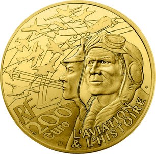 French Gold 200 Euro "50th Anniversary of the First Flight of Concorde ...