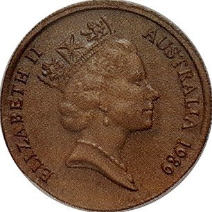 Australian 5 Cents "Planchet Error" 1989 | coinscatalog.NET