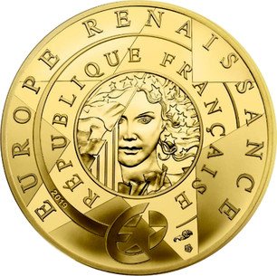 French Gold 50 Euro "Renaissance Era" 2019 KM# 2818 | coinscatalog.NET