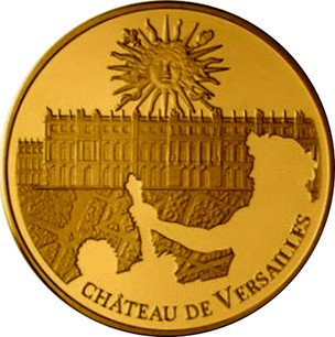 French Gold 5000 Euro "UNESCO World Heritage Site. Palace of Versailles ...