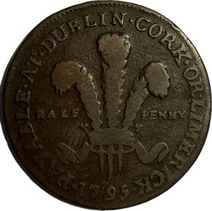 Irish Half Penny "Dublin - H S & Co." 1795 | coinscatalog.NET