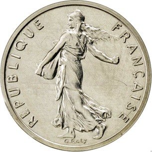 French Silver 1/2 Franc "Piedfort" 1982 KM# P728 | coinscatalog.NET